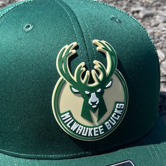 Nike | Accessories | Milwaukee Bucks 3d Snapback Trucker Hat Black ...